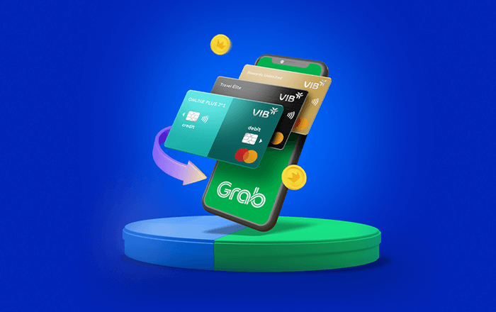 Tặng 30% điểm GrabRewards | VIB