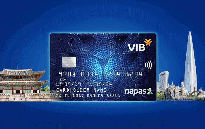 Cash back 50% when shopping at Korea with VIB Napas debit card | VIB