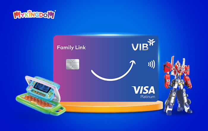 Discount 30% at Mykingdom store with VIB Family Link | VIB