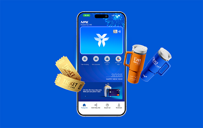 Hoàn phí thường niên và tặng quà khi mở thẻ tín dụng qua Max | VIB